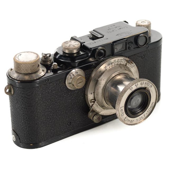 1930s Leica III Black Camera With 5cm Elmar Lens | Chairish