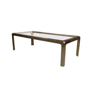 Mid-Century Bronze Cocktail Table