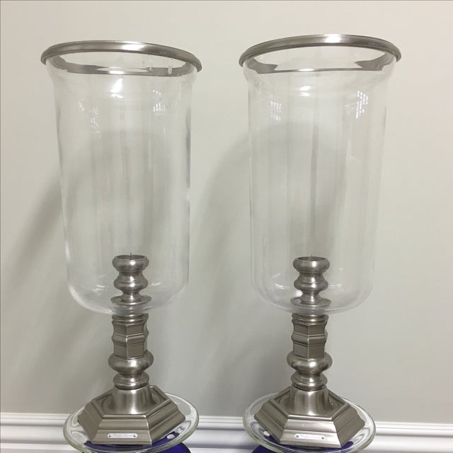 Ralph Lauren Hurricane Candle Holders A Pair Chairish