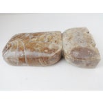 Hand Carved Stone Fish Sculpture | Chairish